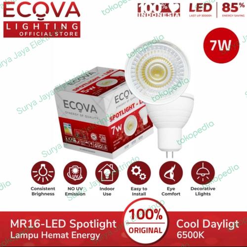 Jual Lampu Led MR16 GU5.3 Ecova - Natural white, 7 watt - Jakarta Barat - Surya Jaya Elektrindo ...