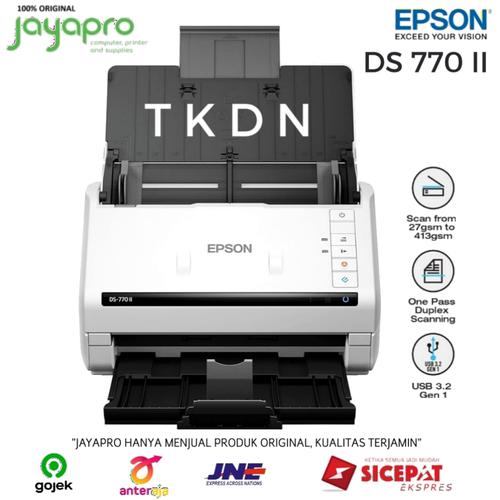 Jual EPSON DS770 II WORKFORCE SCANNER RESMI TKDN - Jakarta Pusat ...