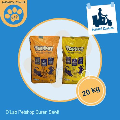 Promo TOPPET 20kg cat food - Top Pet Makanan kucing 20 kg - Topet Tuna ...