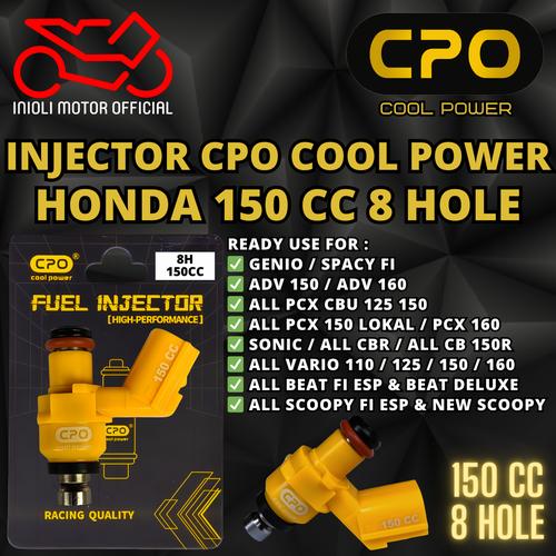 Jual INJECTOR RACING CPO COOL POWER 150CC 8HOLE BEAT SCOOPY VARIO PCX ...
