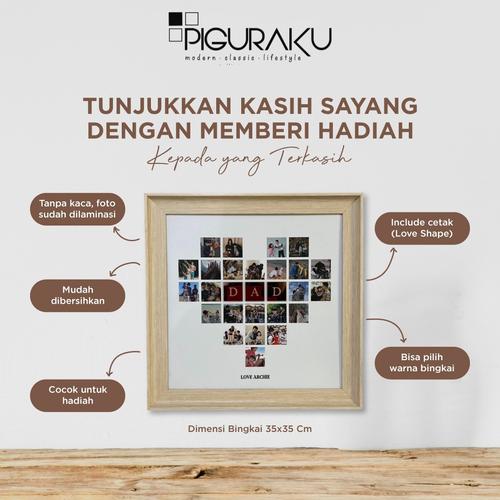 Promo Pigura Foto Custom Family/Mom/Dad-Kado Ulang Tahun/Anniversary ...