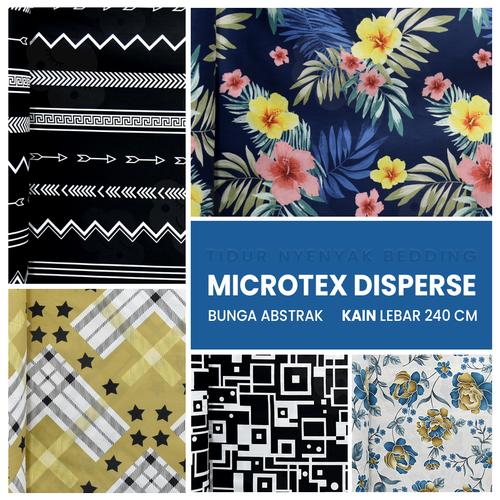Jual KAIN MICROTEX DISPERSE BUNGA TABUR ABSTRAK KAIN SPREI METERAN PART ...