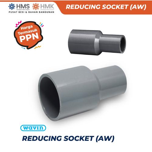 Jual REDUCING SOCKET (VLOK SOK) PVC WAVIN AW. - 3/4" x 1/2" - Jakarta ...