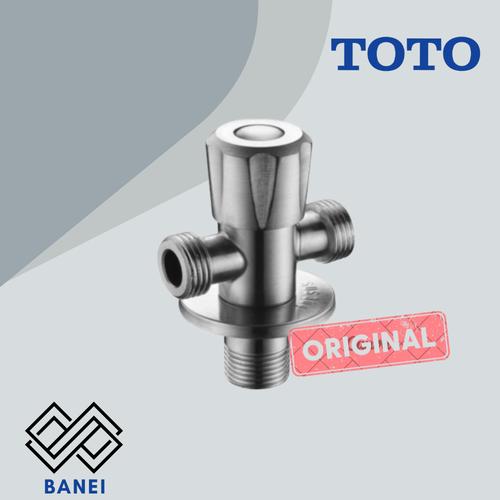Jual Stop Kran T cabang TOTO ECO E277-1 untuk Kloset / jJet Shower 1/2'' - Jakarta Pusat ...