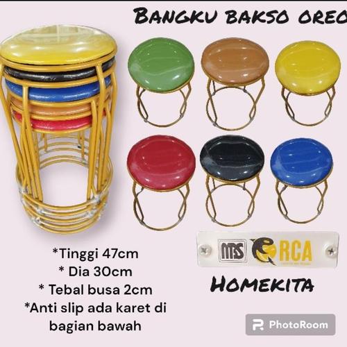 Jual NEW Kursi Oreo Bangku Bulat Bangku Bakso Kursi Bar Kursi Susun ...