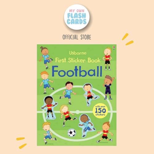 Promo Football Usborne First Sticker Book - Sepak Bola Soccer Buku ...