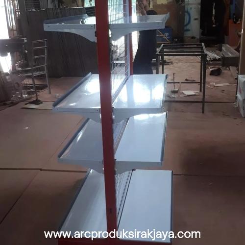 Jual harga rak minimarket murah rak doubel setarting tinggi 170 ...