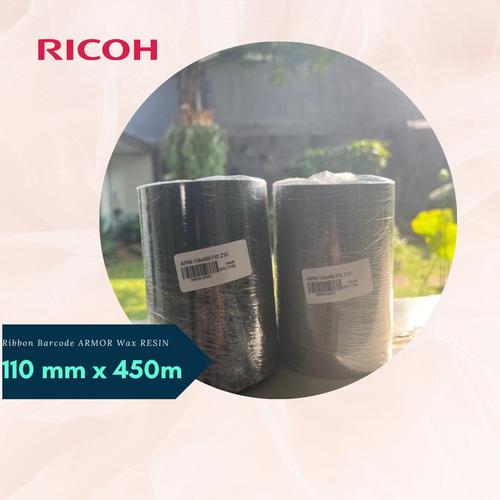 Jual Ribbon Barcode ARMOR Wax RESIN Uk. 110mm X 450m Face Out - Jakarta ...