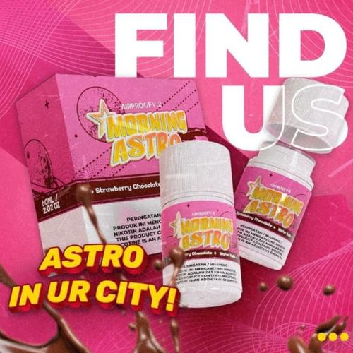 Jual MORNING ASTRO V2 STRAWBERRY CHOCOLATE LIQUID FREEBASE 60ML ...