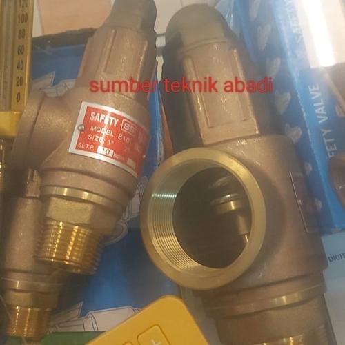 Jual Safety valve 2 inch brass 10Bar 10kg Safety Relief valve kuningan ...