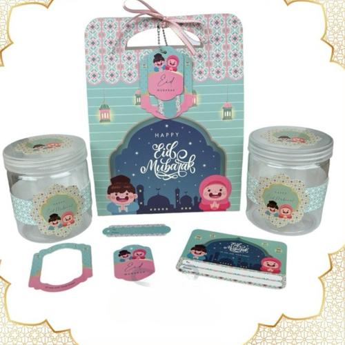 Jual Gable Box Lebaran Cantik Dus Parsel Idul Fitri Muat Toples 600-800 ...