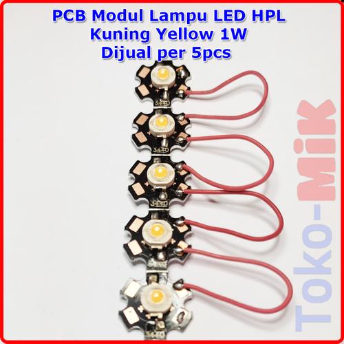Jual Modul LED HPL Kuning 1W LED HPL 3000K PCB Heatsink Aluminium ...