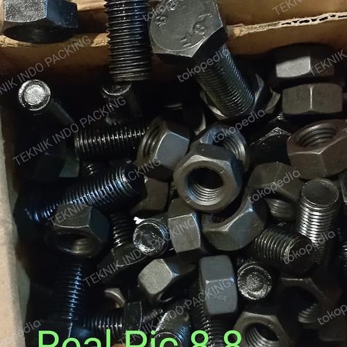 Jual MUR BAUT BAJA HITAM 8.8 M18 x 70 - Jakarta Barat - TEKNIK INDO ...