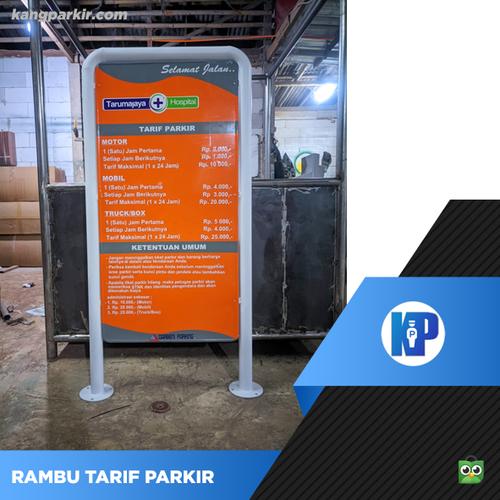 Jual Rambu Tarif Parkir Ukuran 120x60 cm - Kab. Bekasi - Kang Parkir by ...