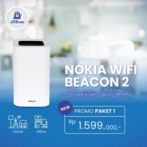 Jual Smart Nokia Wifi Beacon 2 Mesh Router Extender Repeat - Paket 1 ...