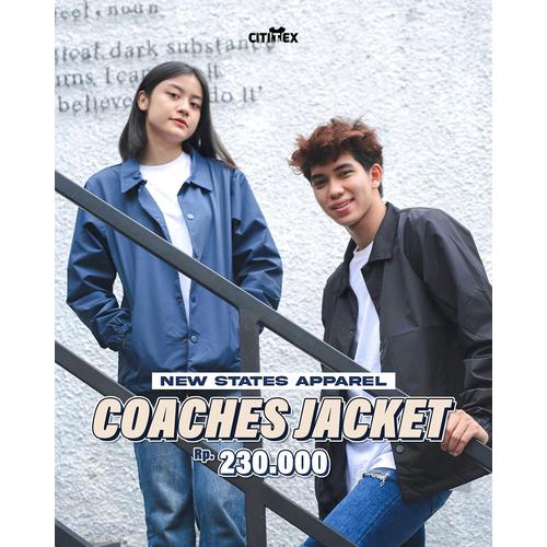 Jual New States Apparel Coaches Jacket 9820 - Maroon, S - Kota Makassar ...