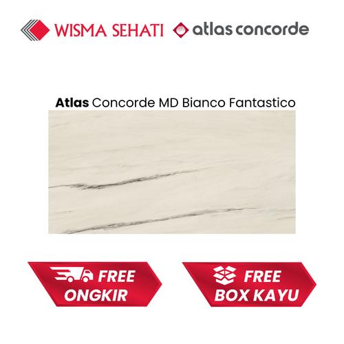 Promo Granit Tile 75x150 Made in Italy Atlas Concorde Bianco Fantastico ...