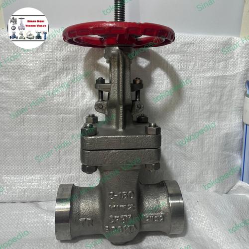 Jual Gate Valve 2" inch DN50 SS316 class 150 scs14A stainless socket kitz - Jakarta Barat ...
