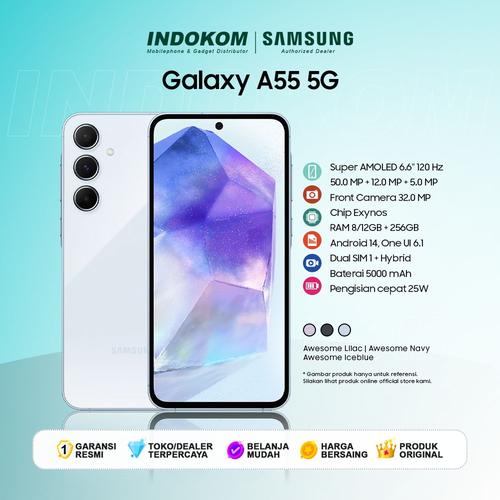 Promo Samsung Galaxy A55 5G RAM 8/12GB ROM 256GB Garansi Resmi ...