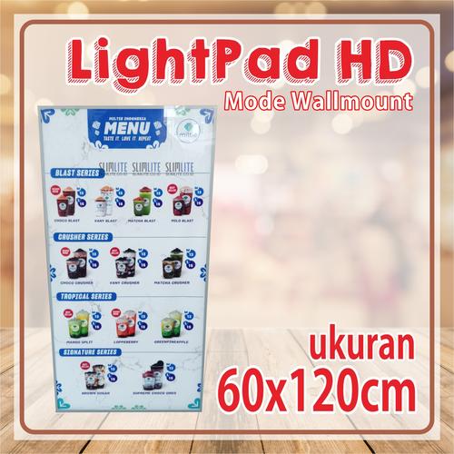 Jual Slimlite Lightpad HD 60x120cm - Slim Light box LED Neon Box ...