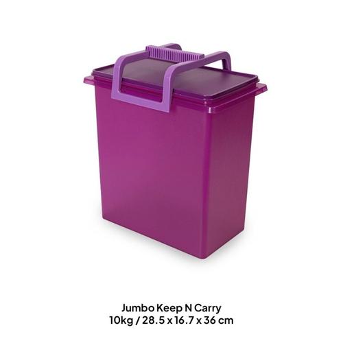 Jual TUPPERWARE Keep N Carry 10kg Kotak Penyimpanan Jumbo - Jakarta ...