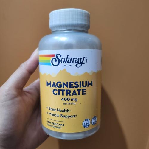 Jual Solaray Magnesium Citrate 400mg 180 Veg Caps - isi 90 - Jakarta ...
