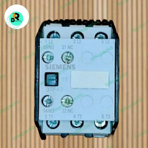 Jual Contactor Siemens 3TF43-11E OXBO 3 Phase 24 Vac Original Germany ...