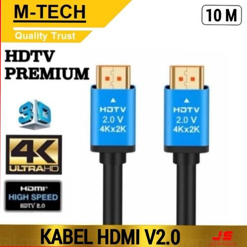 Jual KABEL HDMI V2.0 M TECH HDTV PREMIUM 4K ULTRA HD 10M - Jakarta ...