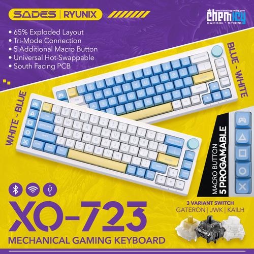 Jual Sades Ryunix XO 723 / XO-723 Triple Mode Wireless Gaming Keyboard ...