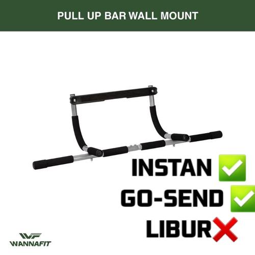 Jual PULL UP BAR GANTUNG WALL MOUNT CHIN UP HOME WORK OUT PORTABEL ...