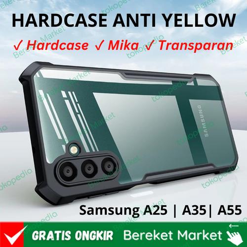 Jual CASING SAMSUNG A35 5G TRANSPARAN HARDCASE A25 A55 PREMIUM ANTI ...