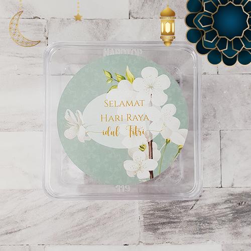 Jual Sticker Bulat Tema Lebaran Idul Fitri Hari Raya Toples Packaging ...