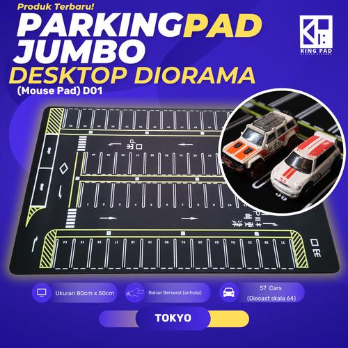 Jual Parking Pad Diecast Diorama Cars Mouse Pad Computer Diorama Hot ...