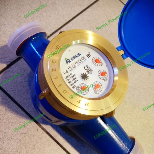 Jual Meteran air 1.5 inch DN 40 mm / Water meter 1 1/2 inch - Flowmeter ...
