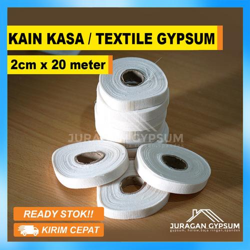 Jual Kain Kasa Textile Gypsum | Kasa tape Gipsum | Textil - Kota ...