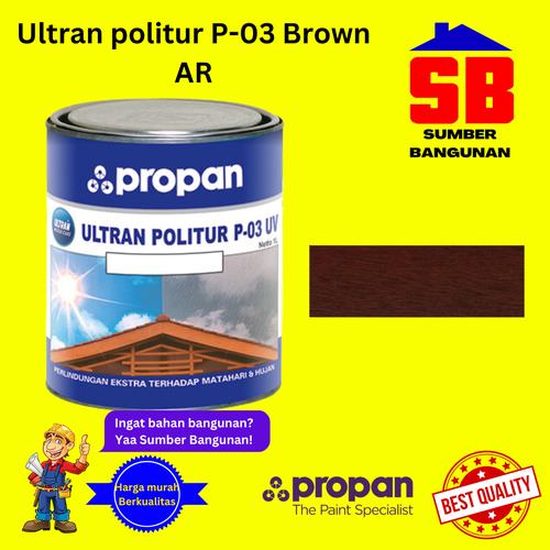 Promo PROPAN ULTRAN POLITUR P-03 BROWN AR / POLITUR KAYU UNTUK EXTERIOR ...