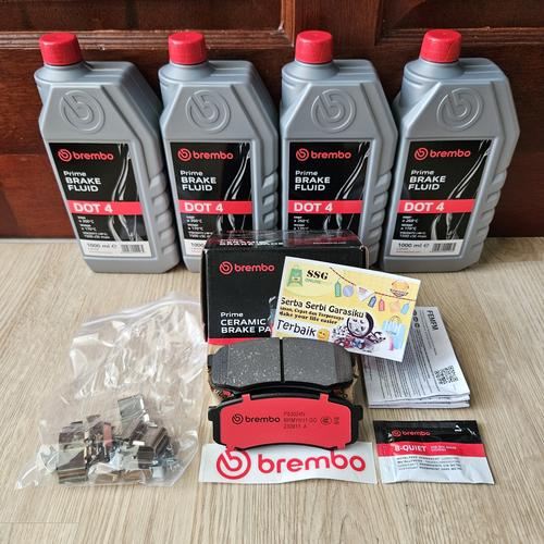 Jual Brake pad kampas rem belakang Land cruiser Prado TRJ120 TRJ150 ...