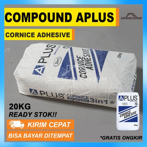Jual Compound Aplus / Compond Gypsum APlus / Kompon Cornice Adhesive ...