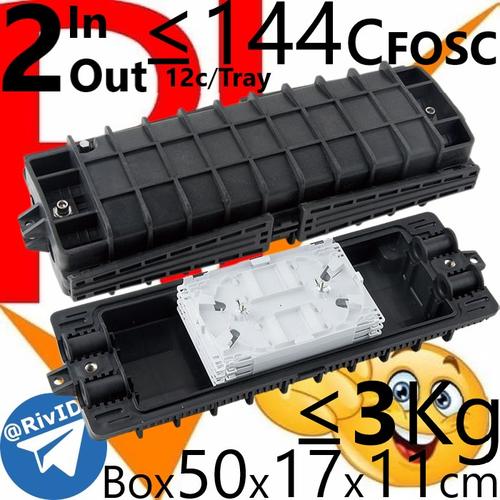 Jual Splice Closure Joint Box 48-96 Core FO 48c 96c Horizontal/In Line ...