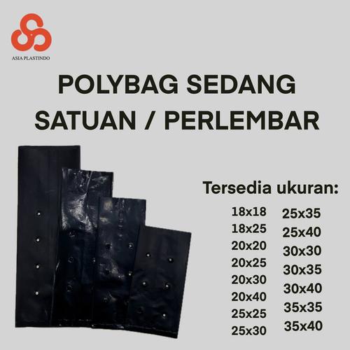 Jual Polybag Tanam Sedang 1 Lembar Polibag Plastik 25x30 - 20x40 - Kota ...