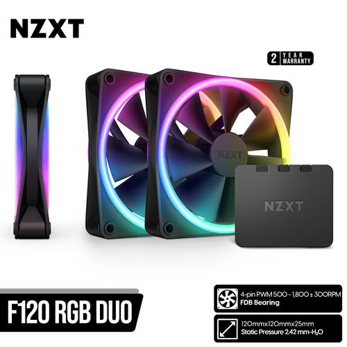 Promo NZXT F120 RGB DUO Triple Pack PWM Fan with RGB Controller - Putih ...