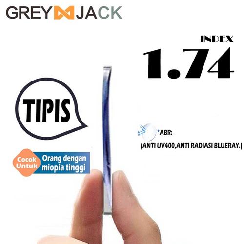 Promo Grey Jack Lensa Di Pertipis Kacamata Minus Tinggi Super Tipis 1. ...