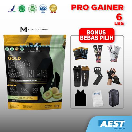 Jual Muscle First Pro Gainer 6 lbs Susu Mass Gain Penambah Berat Badan ...