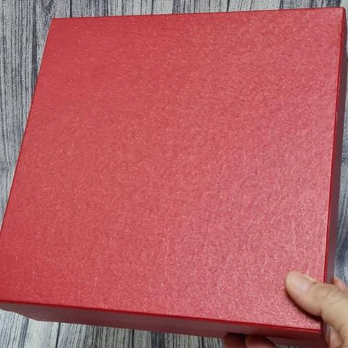 Jual Box polos 30x30x8 cm / kotak kue hard box tebal kaku - Natal red ...