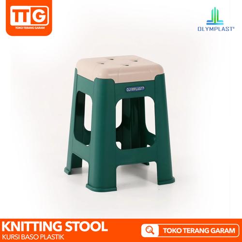 Promo OLYMPLAST Kursi / Bangku Baso Plastik Motif Jahitan KNITTING ...