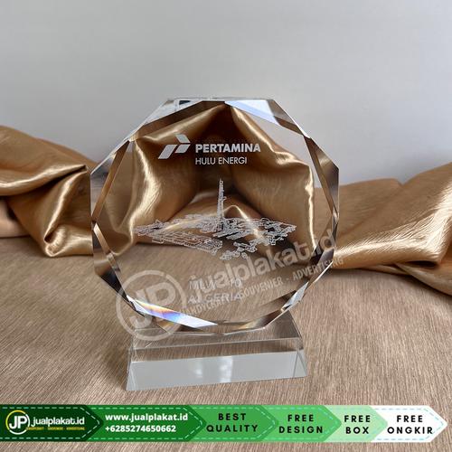 Jual Plakat Kristal Diamond / Plakat Apresiasi / Plakat Penghargaan ...