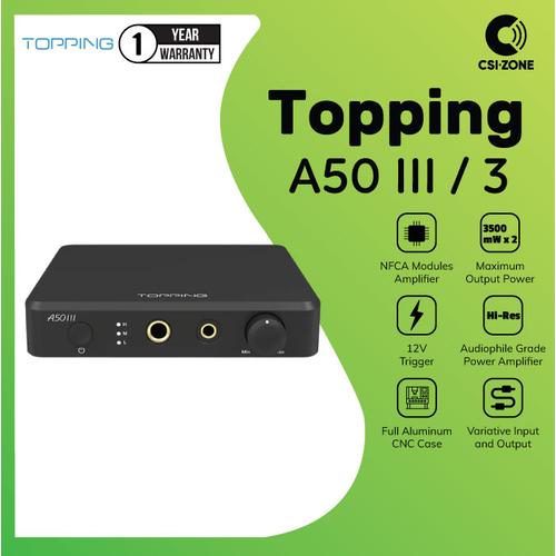 Balanced Headphone Amp Topping A50 III Headphone Amplifier - Addicted ...