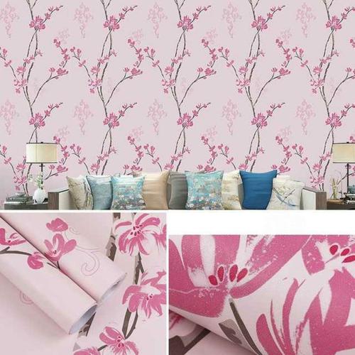 Jual Stiker Wallpaper Dinding Bunga Sakura Pink Wallpaper Dinding Pink ...