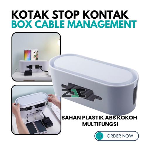 Jual KOTAK WADAH STOP KONTAK ORGANIZER KABEL CHARGER WIRE CABLE ...