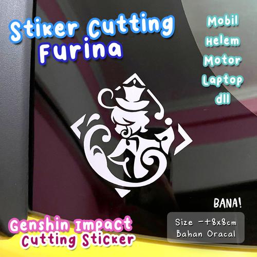 Jual Stiker Cutting Genshin Impact Furina Oracal Mobil Motor | BANA ...